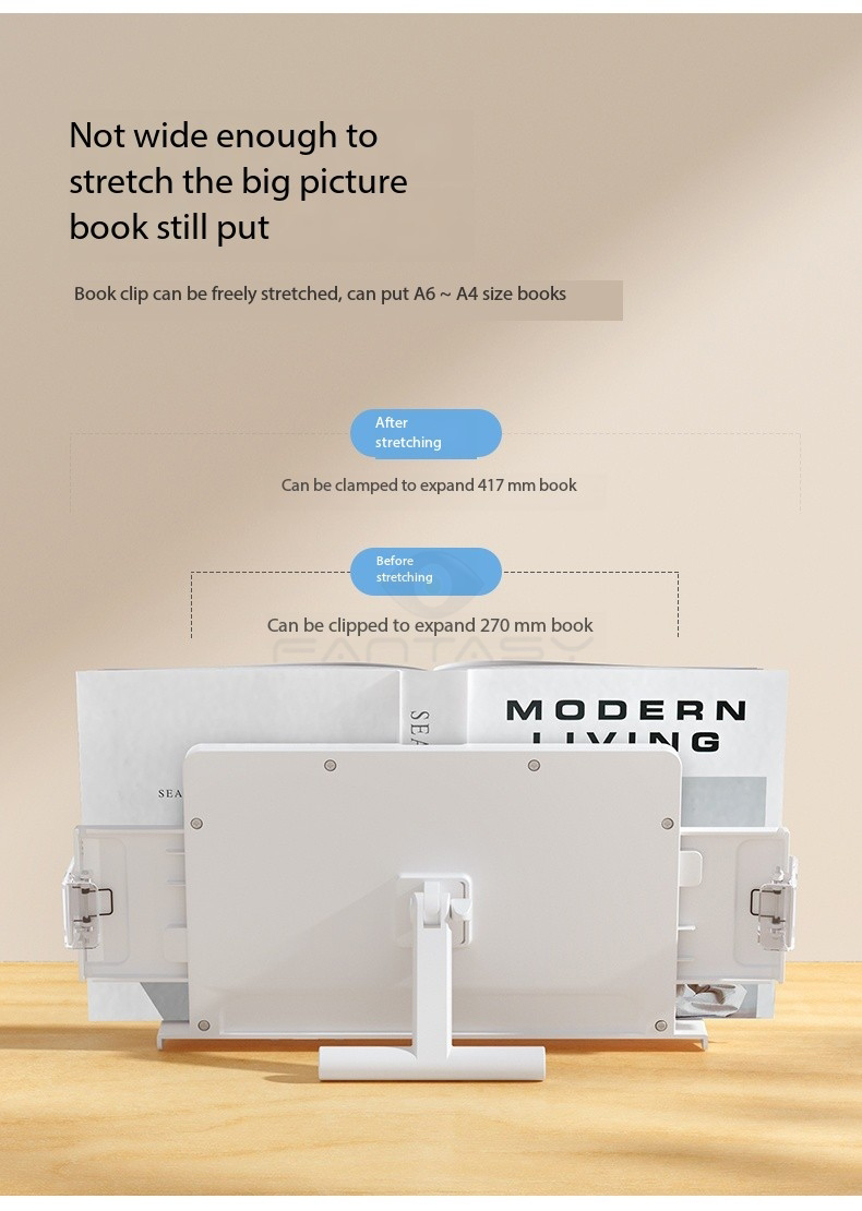 FANTASY UP BG-1B Multifunction Desktop Reading Stand With Paper Book ...