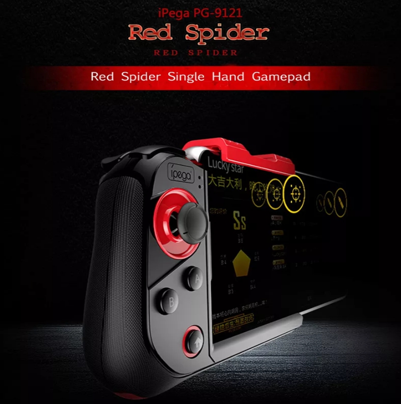 Ipega Pg-9121 Red Spider Single-Hand Bluetooth Gamepad Game Controller ...