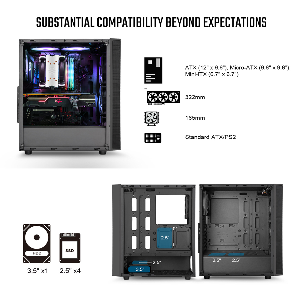 EasyPC| Silverstone FARA H1 PRO and R1 PRO PC Case with 3 and 4 ARGB ...