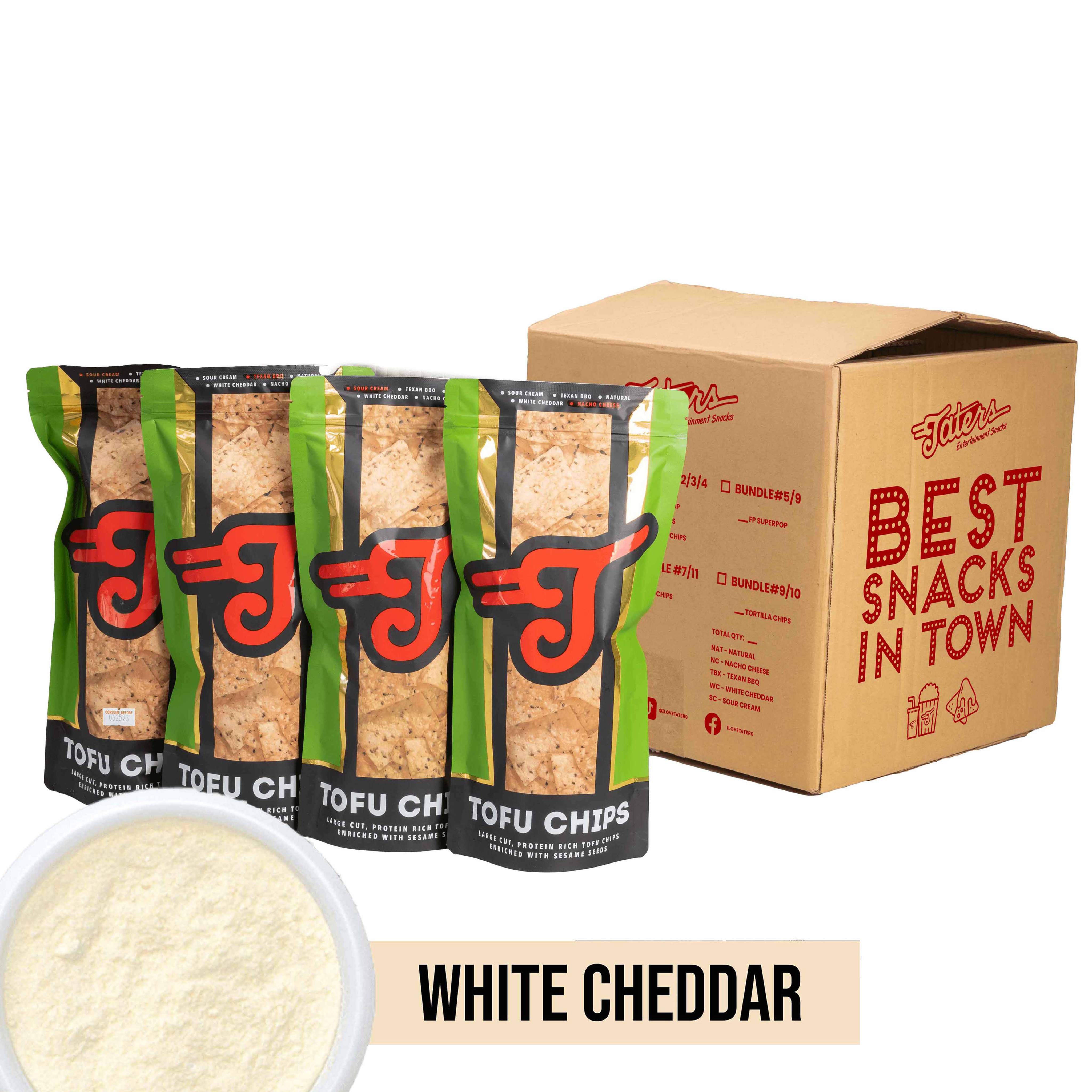 Taters Snack Box Bundle #11 4 Taters Tofu Chips 120g Pouches | Shopee ...