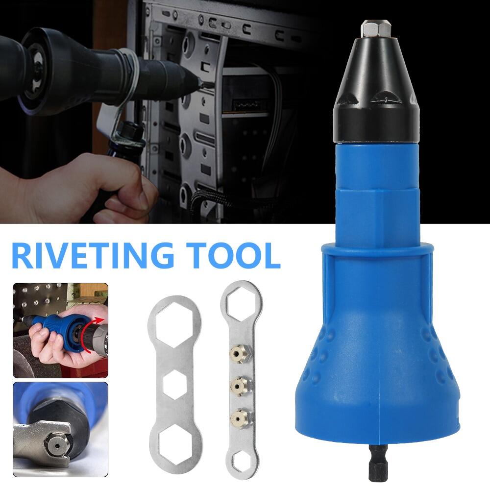 【Ready Stock】Electric rivet nut adapter riveting tool gun rivet stud ...