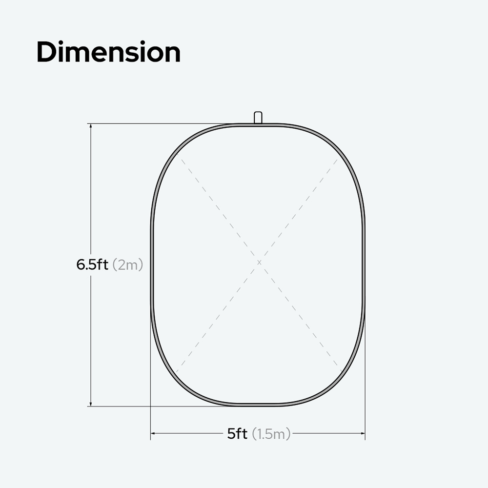 Godox Collapsible Backdrop 1.5 x 2m Abstract Texture Easy Set Up w ...