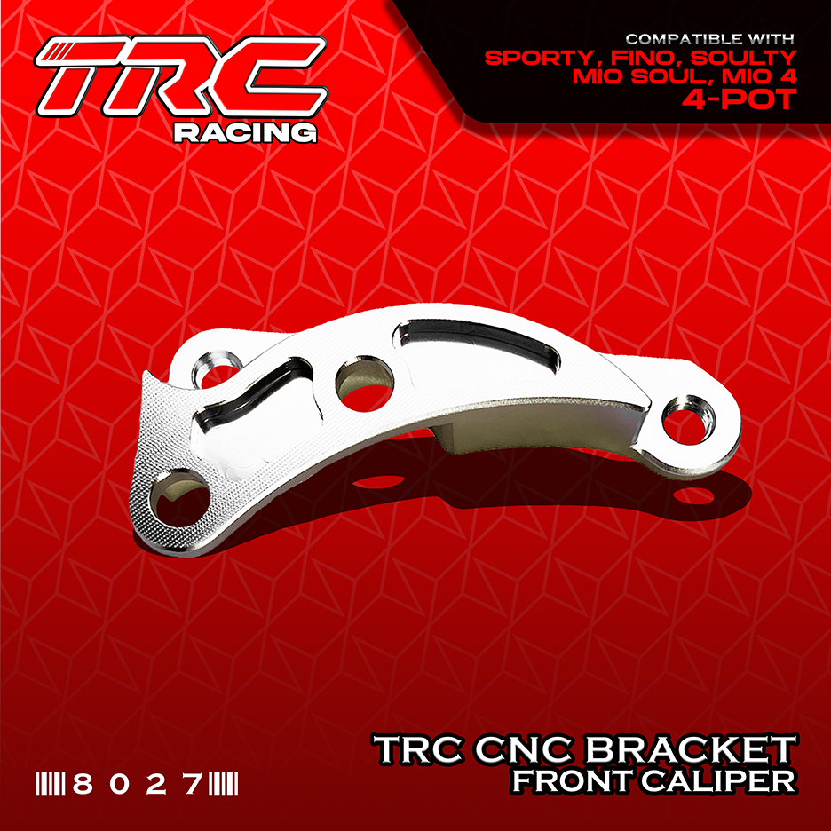 TRC RACING FRONT 4POT AXIAL CALIPER BRACKET (200MM DISC) FOR MIO SPORTY/SOULTY/FINO 8027 ...