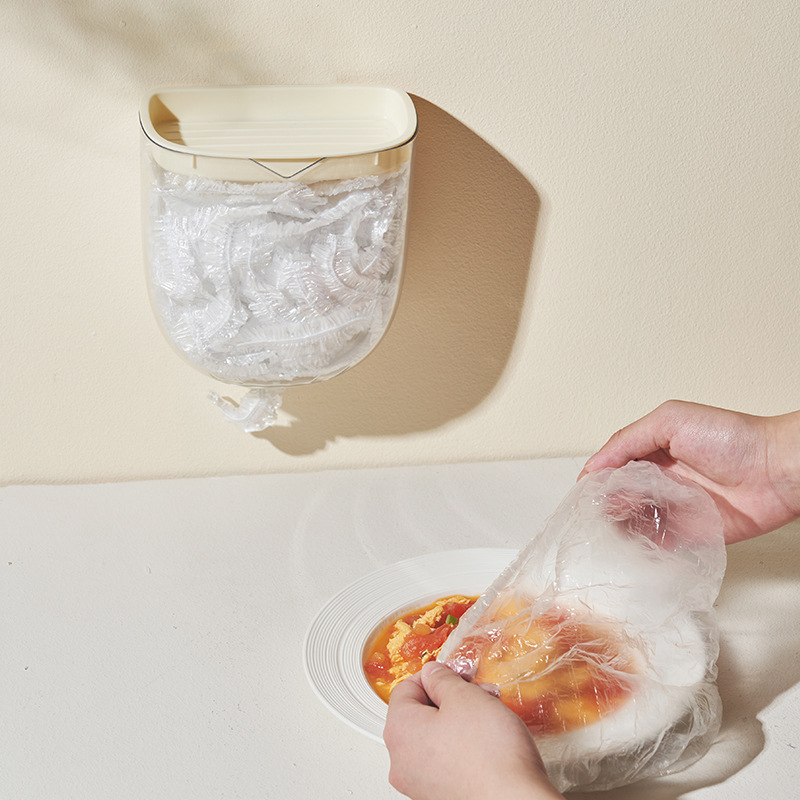 Multipurpose Wall Mounted Extractable Plastic Bags Organize Case Fresh ...