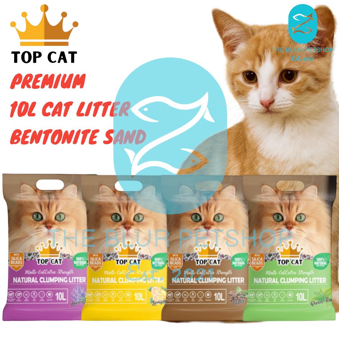 10L Fast Clumping Absorb Odor Top Cat Cat Litter Bentonite Sand ...