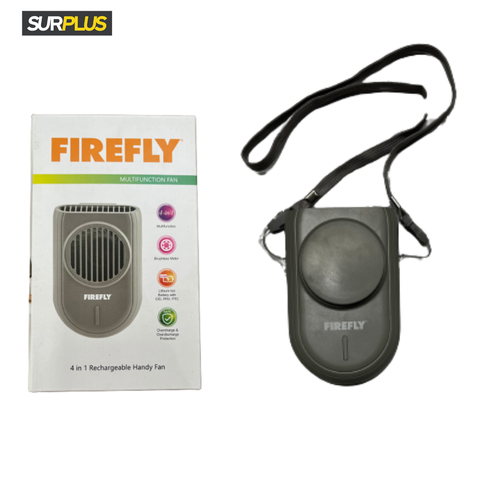 Surplus Firefly Portable Neck Fan Rechargeable | Shopee Philippines