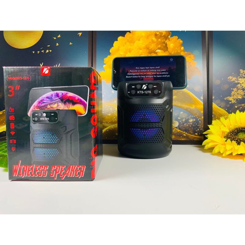 KTS-1276 KARAOKE WIRELESS BLUETOOTH SPEAKER（NO MIC) | Shopee Philippines