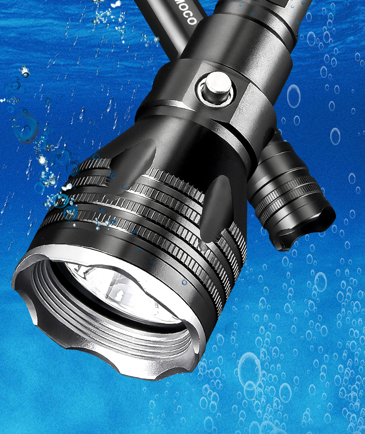 CMOCO Diving Flashlight Underwater 2500M 30W CREE Cree L2 Proof 150M ...