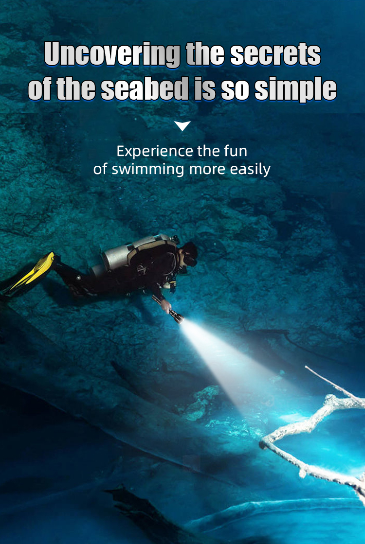 CMOCO Diving Flashlight Underwater 2500M 30W CREE Cree L2 Proof 150M ...
