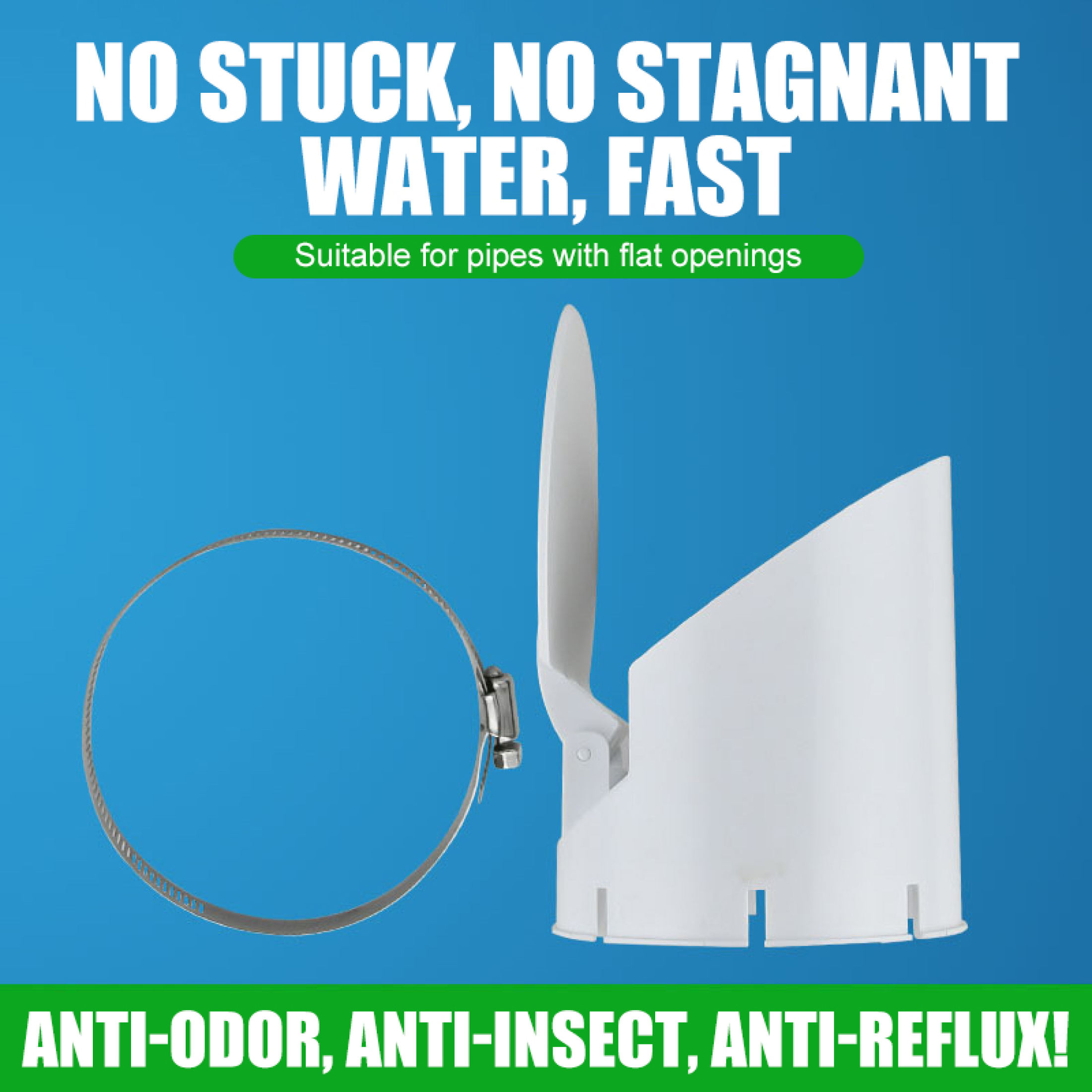 PVC Drain Deodorizer Sewer Pipe Septic Tank Antifouling Pipe Outdoor ...