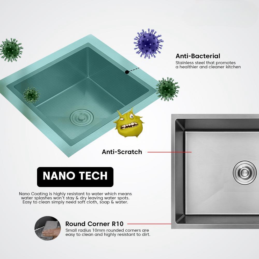 Small Size NANO Sink 304 Stainless Steel Handmade Kitchen Sink ...