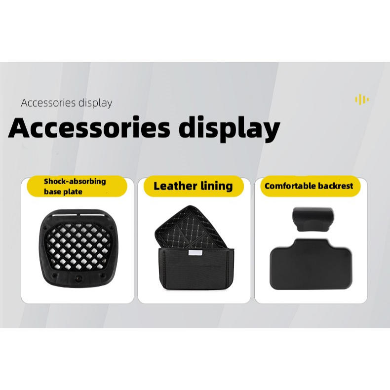 VGV Motor Top Box Motorcycle Box 45LMotorcycle With Base Plate Top Box ...