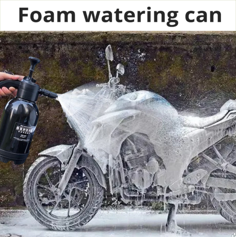 1L Motorcycle Water Wax Cleaning Set with Foam Spraying Can Wash ...