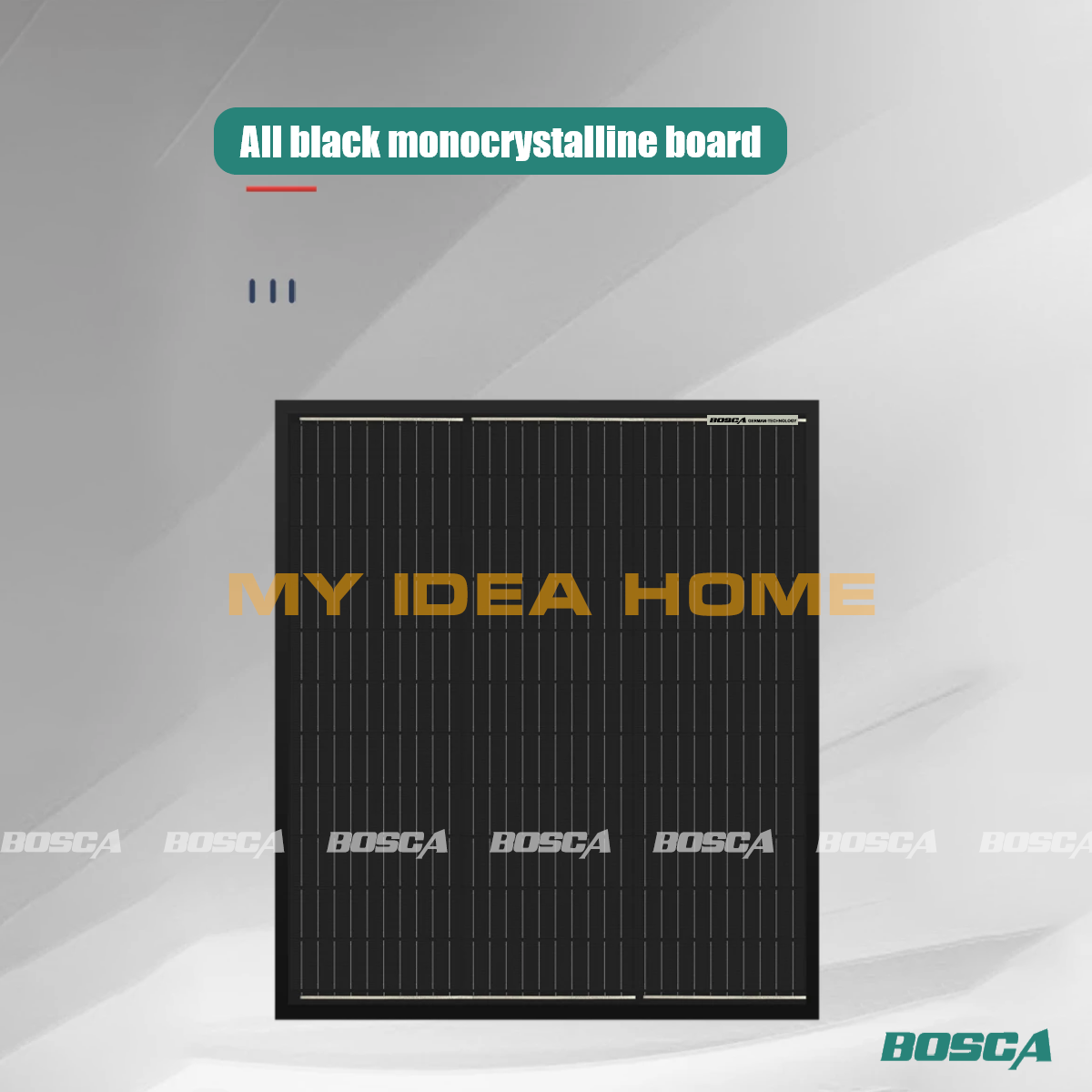 BOSCA 5 Year Warranty Monocrystalline Solar Panel MONO 330W 12V Solar ...