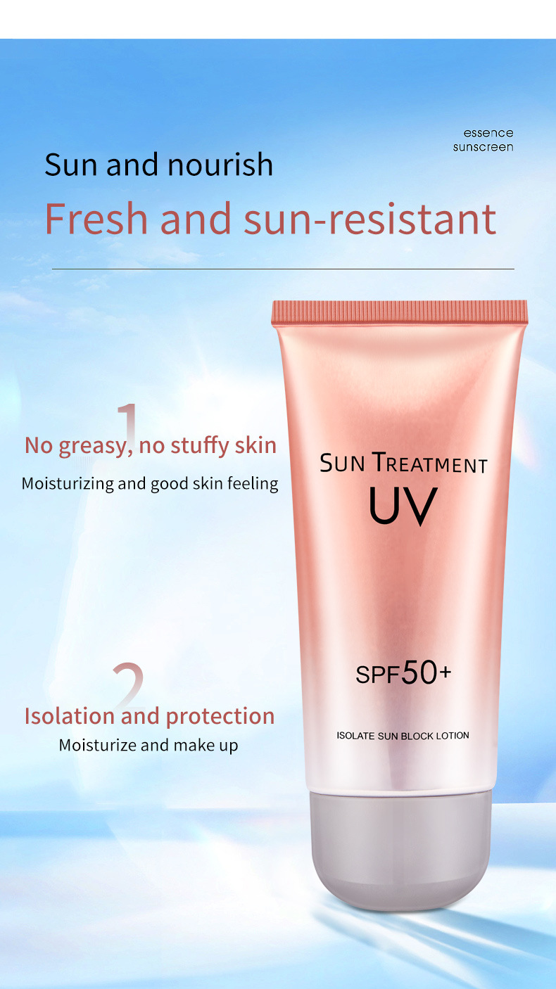 Sunblock spf50+ Face and Body Swimming Sunscreen Niacinamide Sun ...