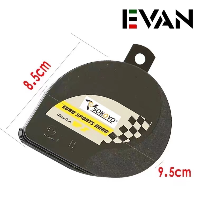 EVAN.SHOP Mechanical Horn 12v(600Hz) High Low Loud Dual Busina For Car ...