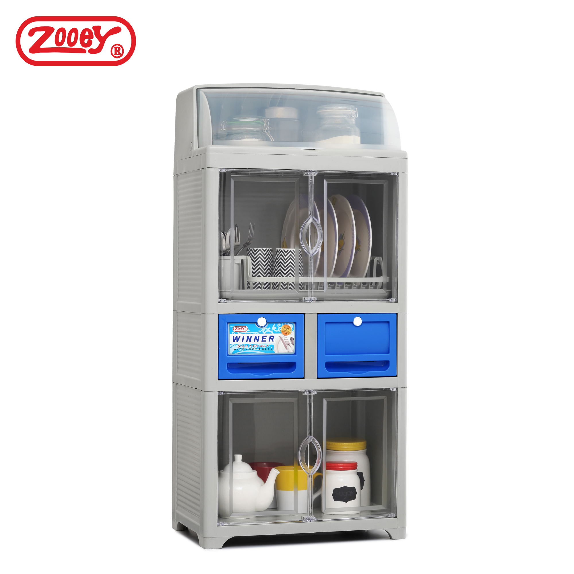 Zooey Home Winner Dish Cabinet/Organizer Stock No. 802-HW | Shopee ...