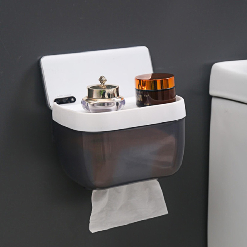 Tissue Box Wall-Mounted Acrylic Transparent Tissue Box Table Napkin ...