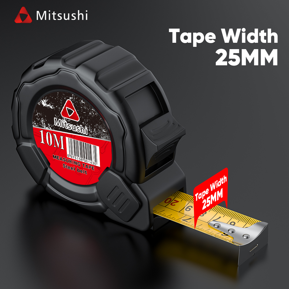 Mitsushi 10M/7.5M/5M/3M Steel Tape Measure /Steel Measuring Tape /Measuring Meter | Shopee ...