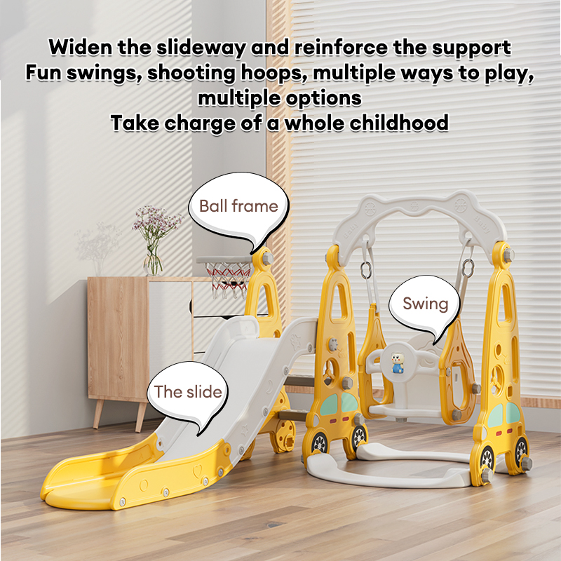 【3 in 1】【Free Shipping】 Slide for Kids Playground Slide Swing ...
