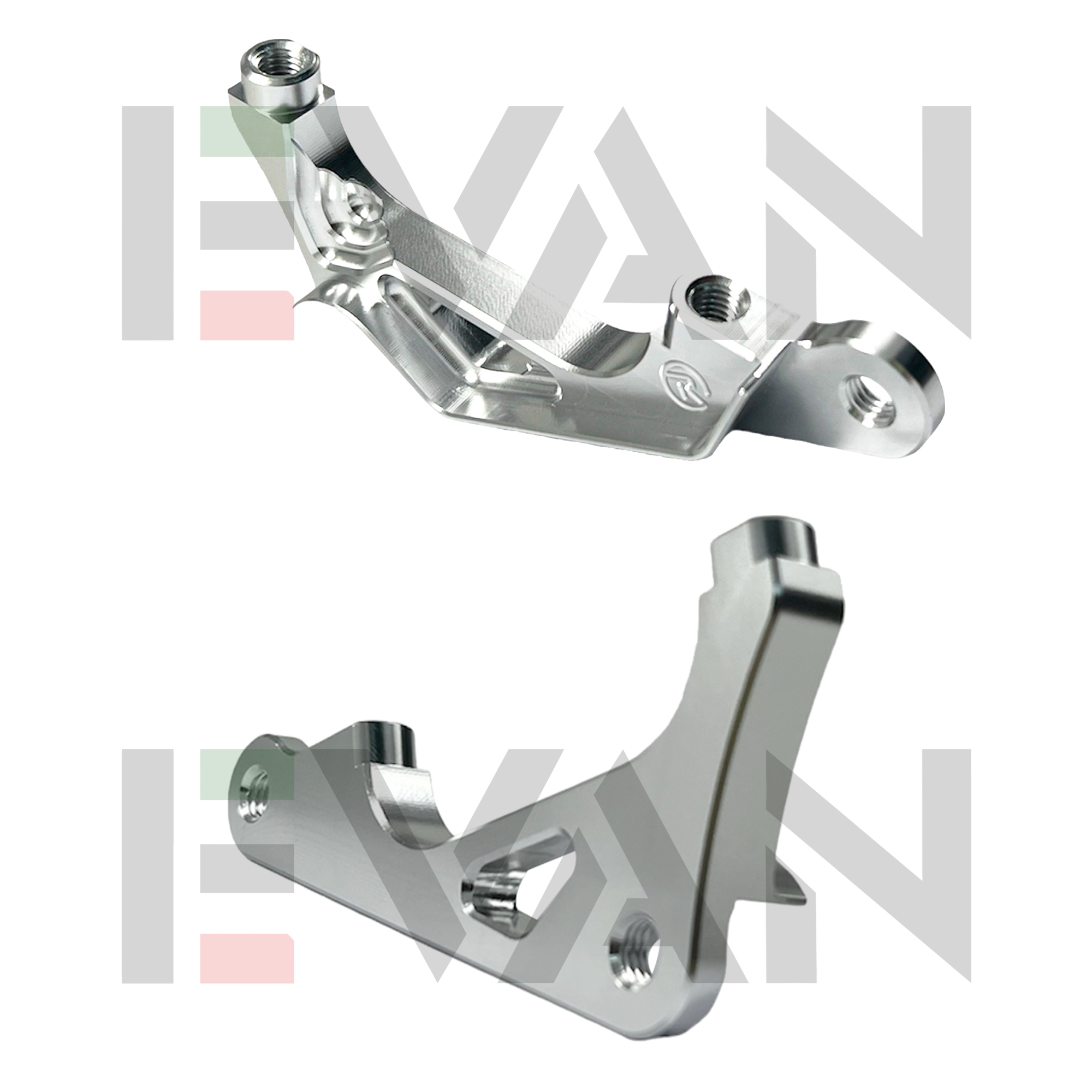 (Bracket Only) TRC Brake Caliper 4 POT Full CNC For Wave 125 Motorcycle ...