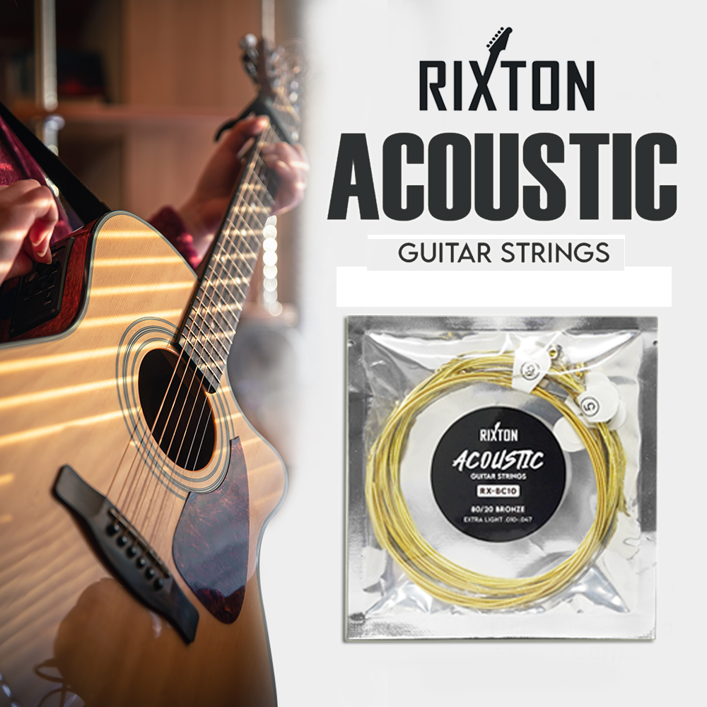 RIXTON Acoustic Guitar Strings Great Acoustic Bronze Guitar String ...