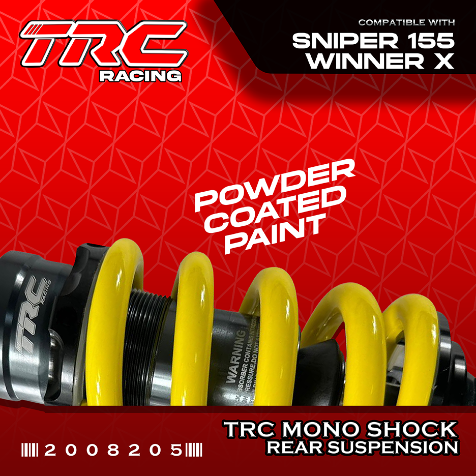 TRC Racing CNC Shock 205mm Shock Suspension for Sniper 150/155 and ...