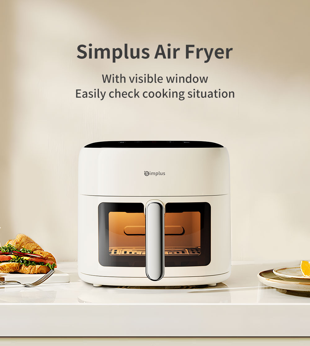 Simplus Visual Air Fryer 6.5L Large Capacity with Touch Screen KQZG018 | Shopee Philippines