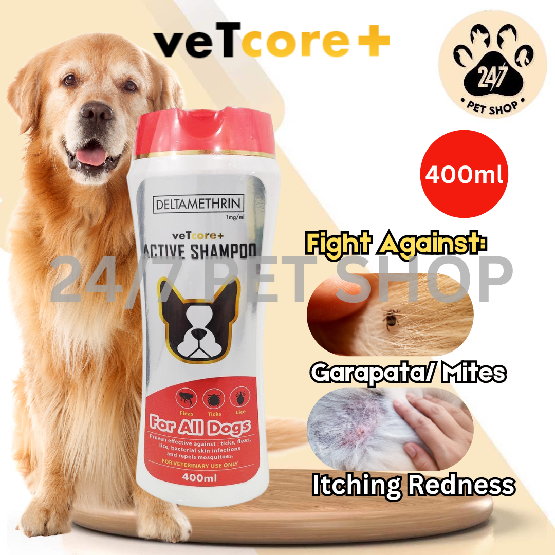 Anti Tick and Flea Vet Core Plus Vetcore Active Dog Shampoo ... Anti Tick and Flea Vet Core Plus Vetcore Active Dog Shampoo ...