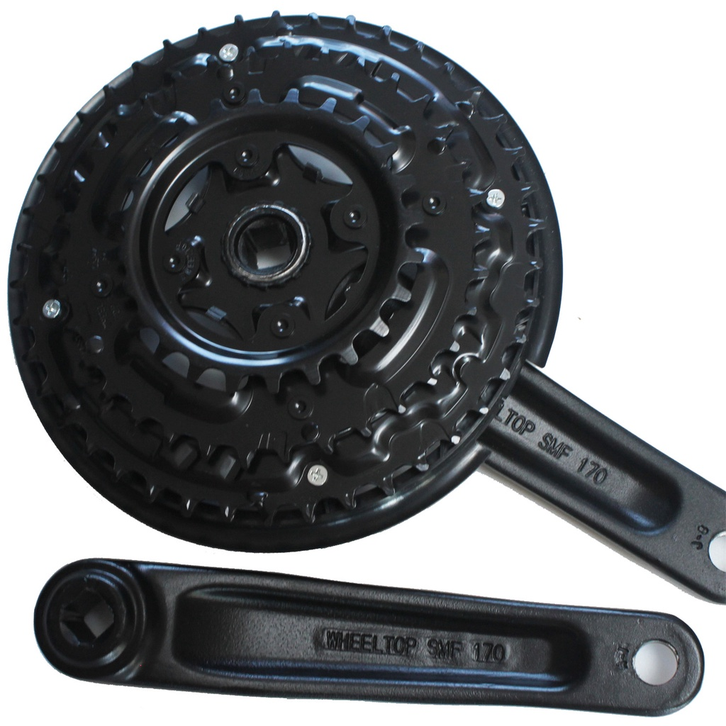 MTB Crankset Mountain Bike Dental Disc 6/7/8 Speeds 48T 170mm | Shopee ...