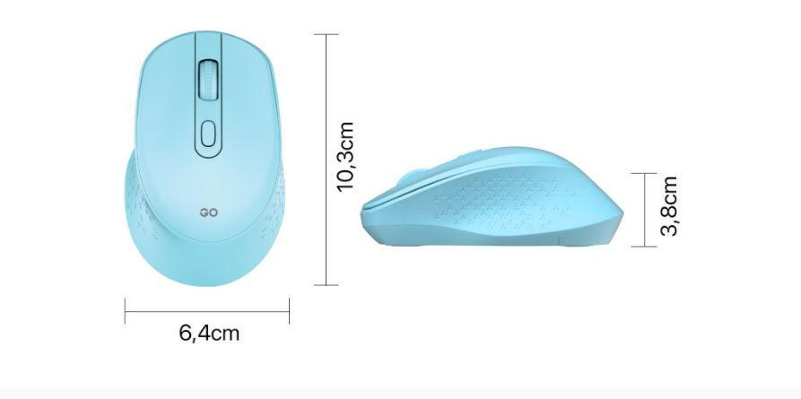 Fantech GO W606 Wireless Office Mouse Plug and Play Connectivity With Ergonomic Grip | Shopee ...