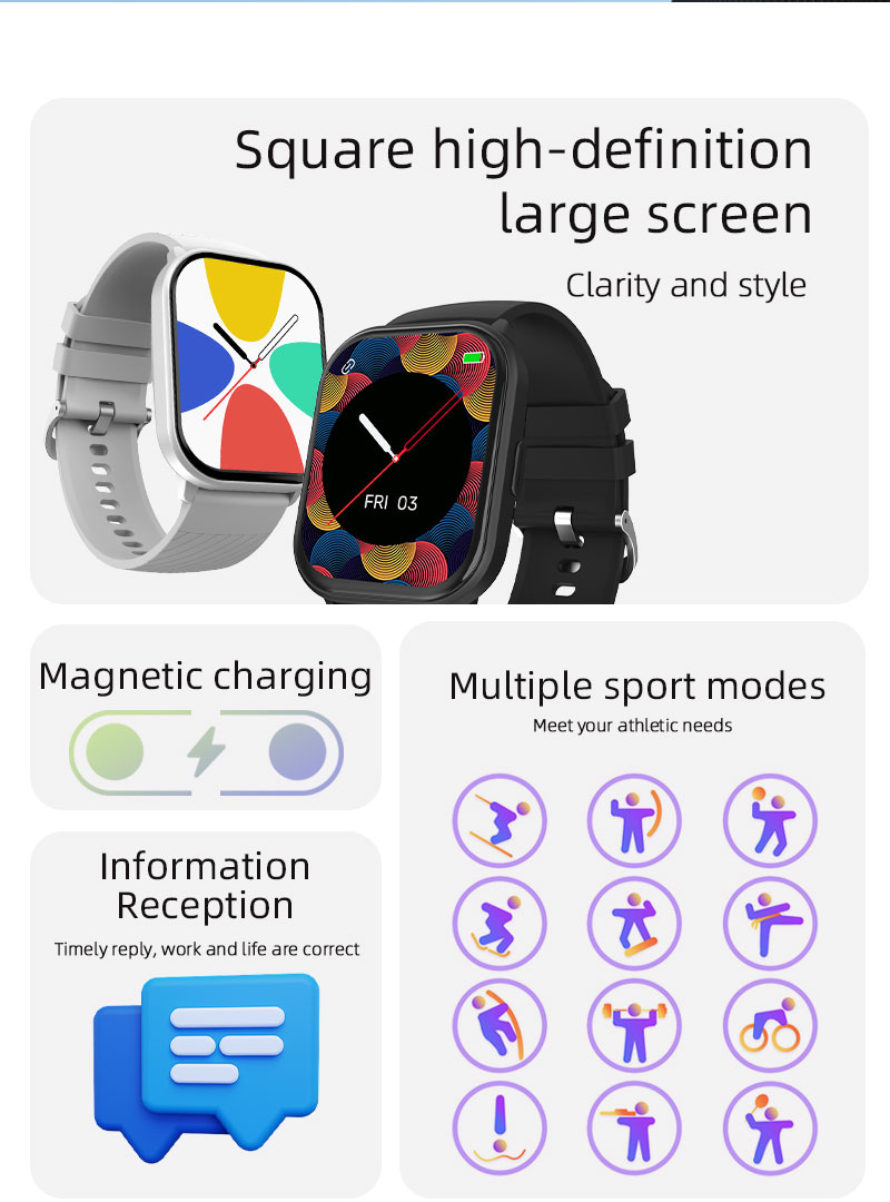 Jasoz ZL99J Smart Watch Calculator Bluetooth Calling IP67 Waterproof ...