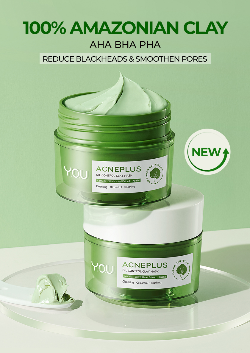Y.O.U AcnePlus Oil Control Clay Mask | Amazonian Clay | Remove ...