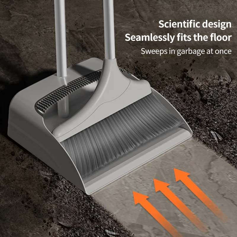 Upgrade Broom And Dustpan Set For Home Premium Long Handled Broom Dustpan Combo | Shopee Philippines