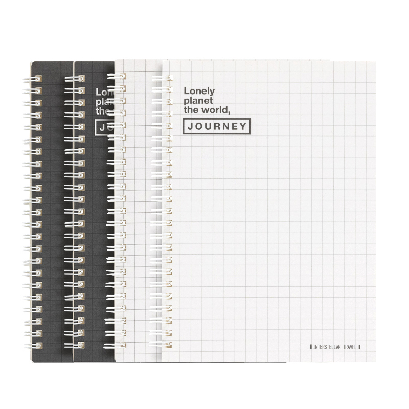Deli Notebook A5 Loose Leaf 60Sheets Big Spiral Book Line Book School ...
