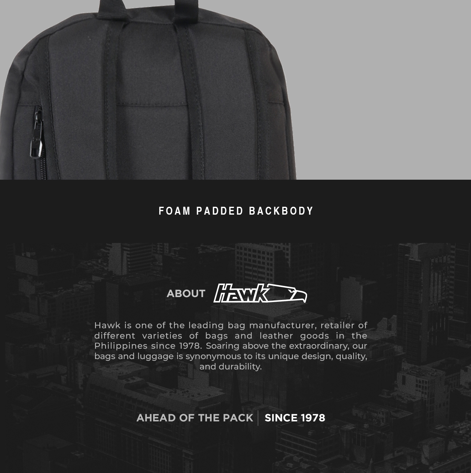 Hawk 5828 Corporate Backpack with VIRUPRO Anti-Microbial Protection ...