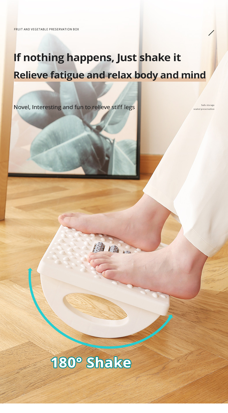 Under Desk Footrest Foot Stool for Desk Ergonomic Rest with Massage ...