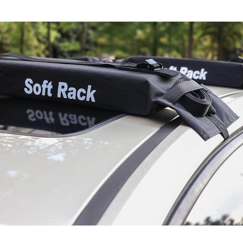 Universal Soft Auto Car Roof Rack Outdoor Rooftop Luggage Carrier Load ...