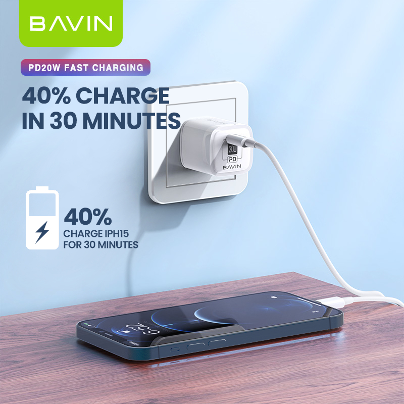 Original BAVIN PC251 20W Pd Fast Charger 20 Watts Fast Charge Suitable ...