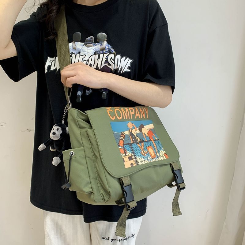 Bag for Men Sling Bag Fashion Messenger Bag Couple Style Canvas Bag Men ...