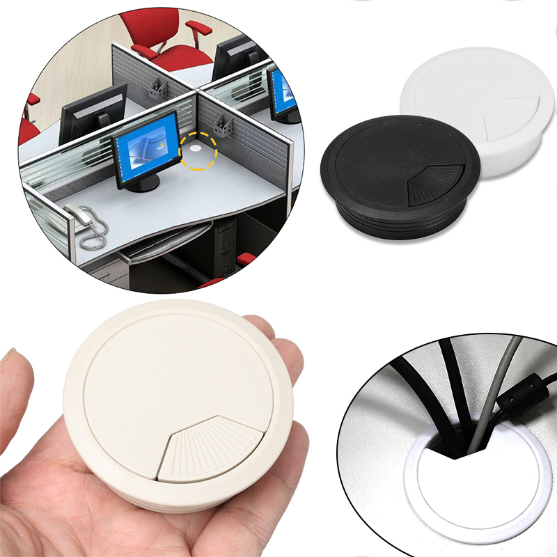 Desk Table Hole Cover Desk Grommet Cable Wire Cover Office Desk Wire ...