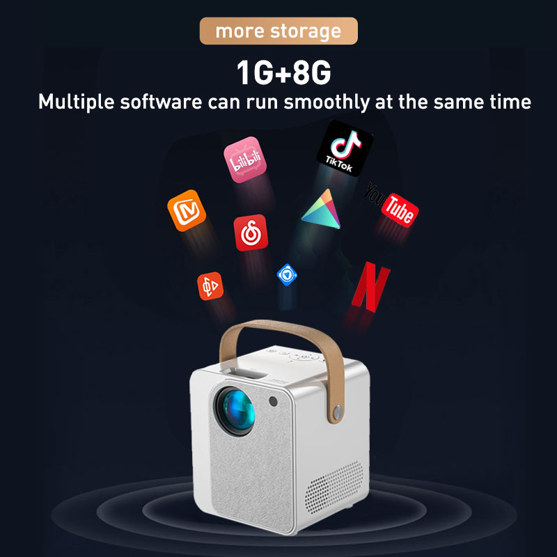 Expose 4K Smart Mini Projector for phone 999 Lumen support ios/Android ...