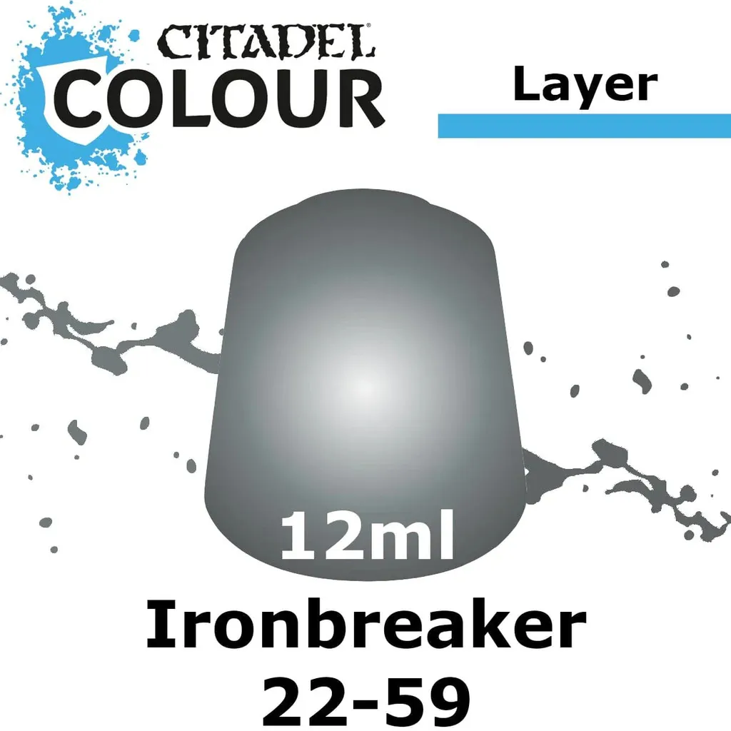 Warhammer Citadel Colour Paint Layer: Iron Breaker 12ml | Shopee ...