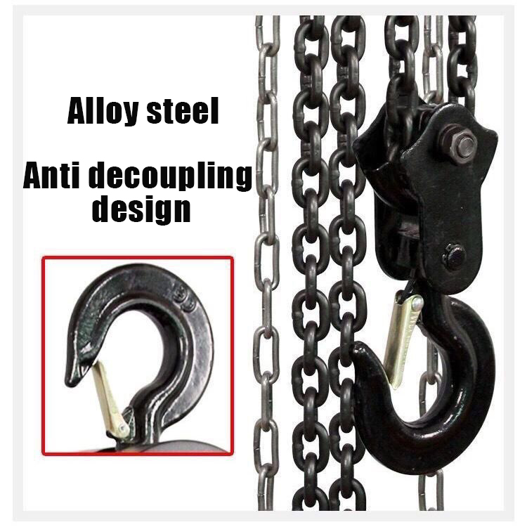 Industrial Grade Chain Block (1T | 2T | 3T | 5T x 3M |6M |9 |12 Meters ...