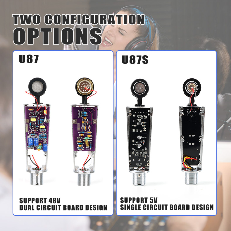 U87 Condenser Microphone Professional Studio Set Youtuber Live ...