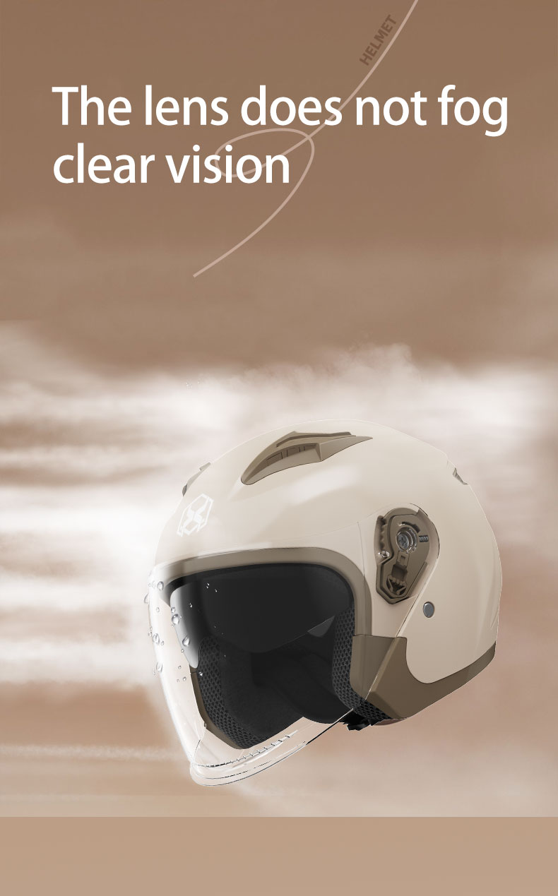 801 998 Motorcycle Double Miorr Half Face Helmet | Shopee Philippines