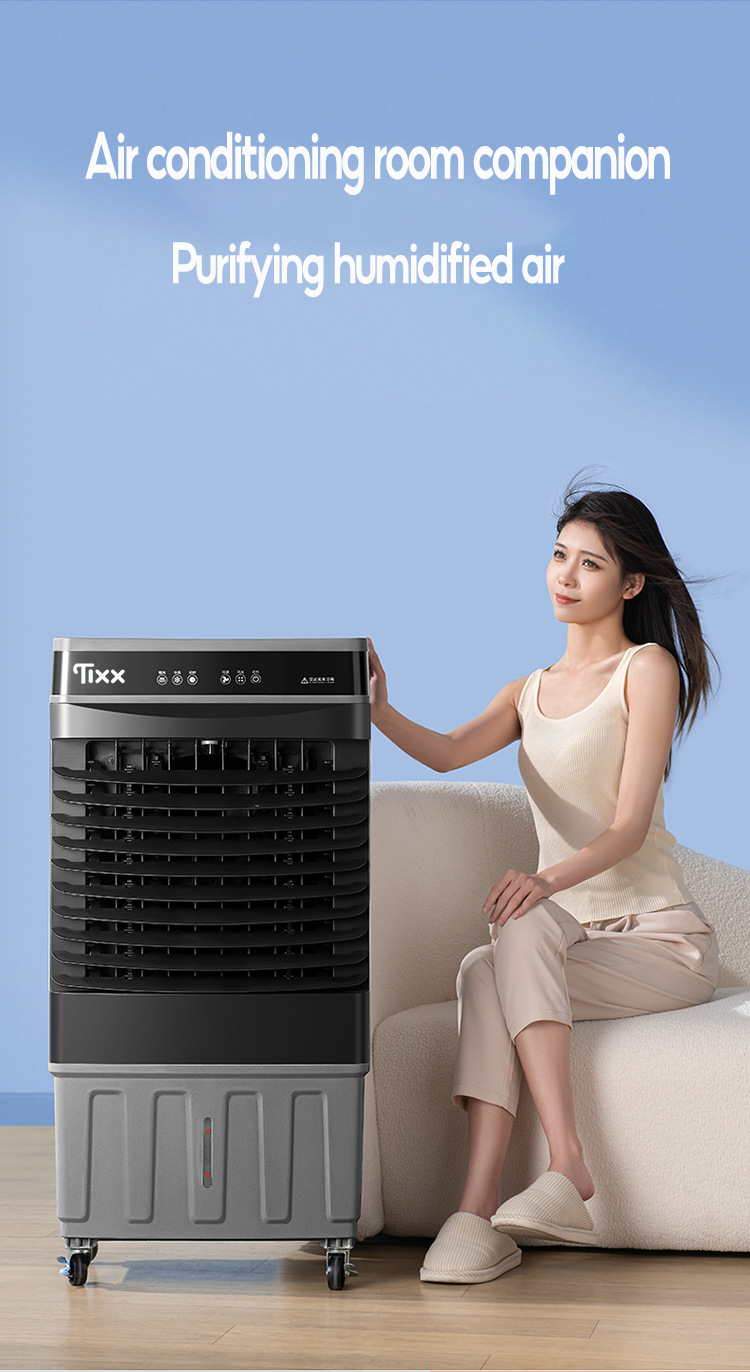 Tixx Air Cooler Fan 50L With 99% HEPA Air Purifier humidifier Electric ...