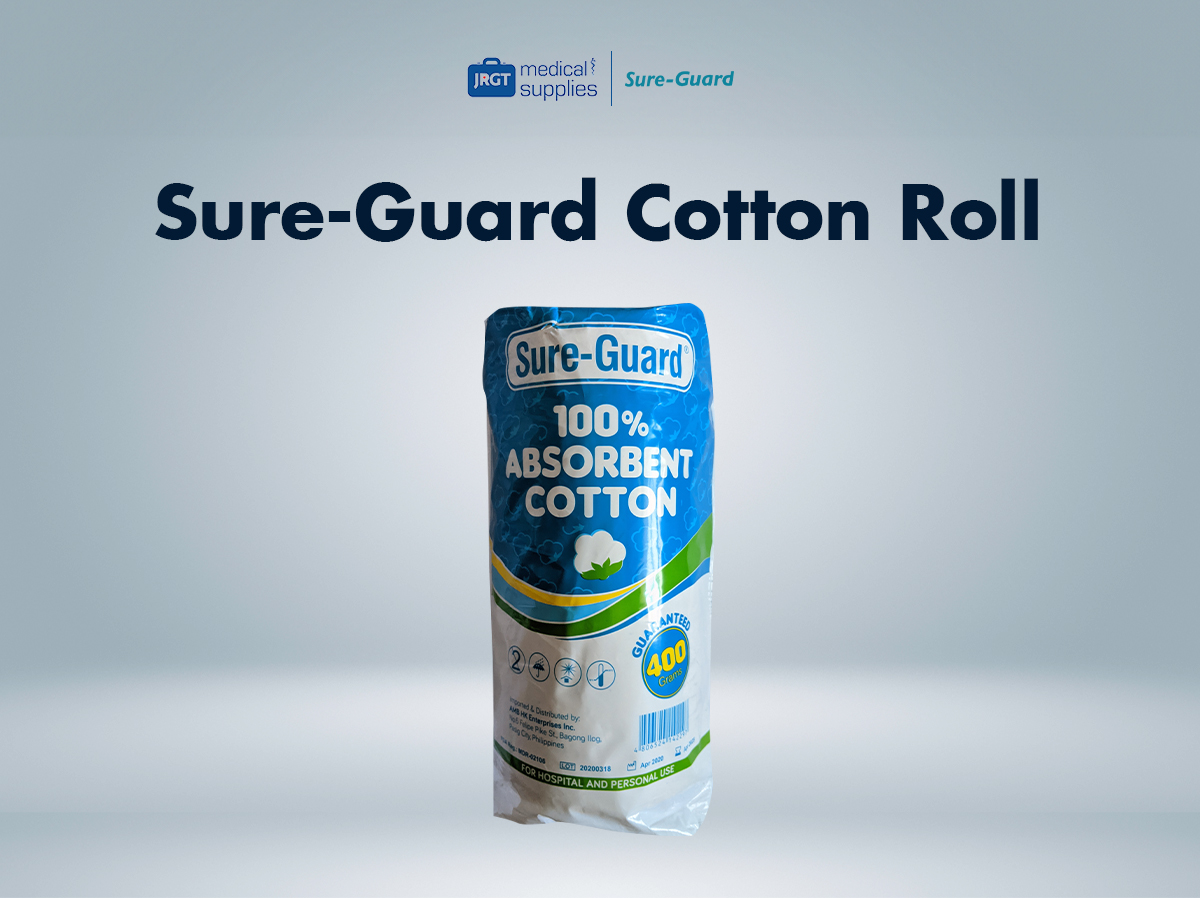 Sure Guard Cotton Roll 400 grams | Absorbent Cotton for Wounds and ...