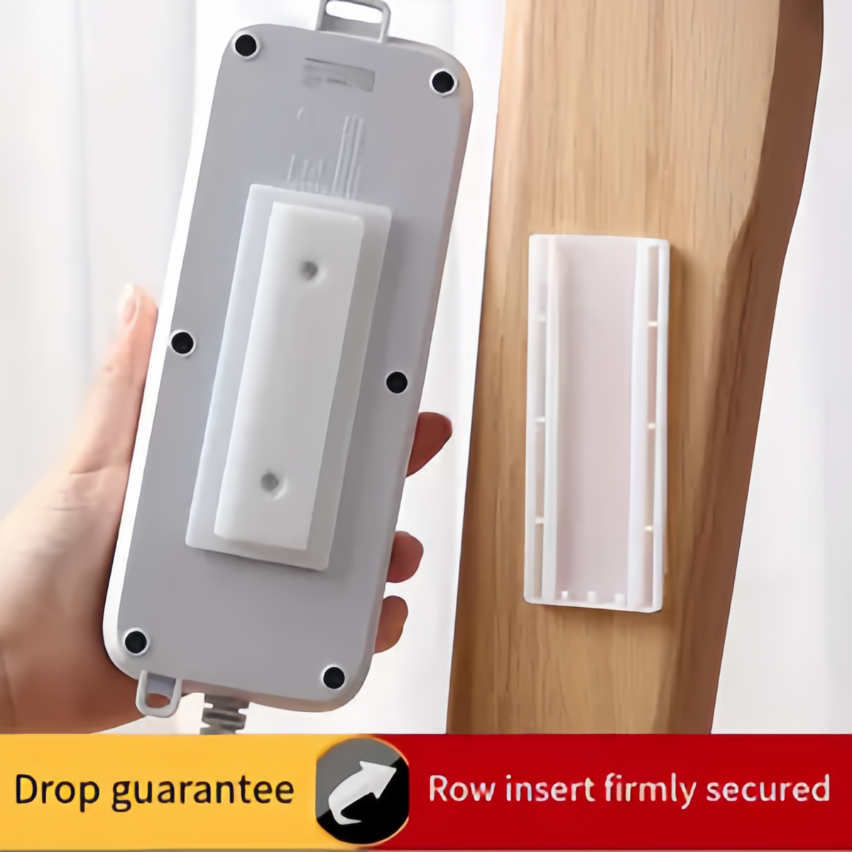 1Pcs Self-Adhesive Socket Fixer, Wall Hanging Power Strip Holder ...