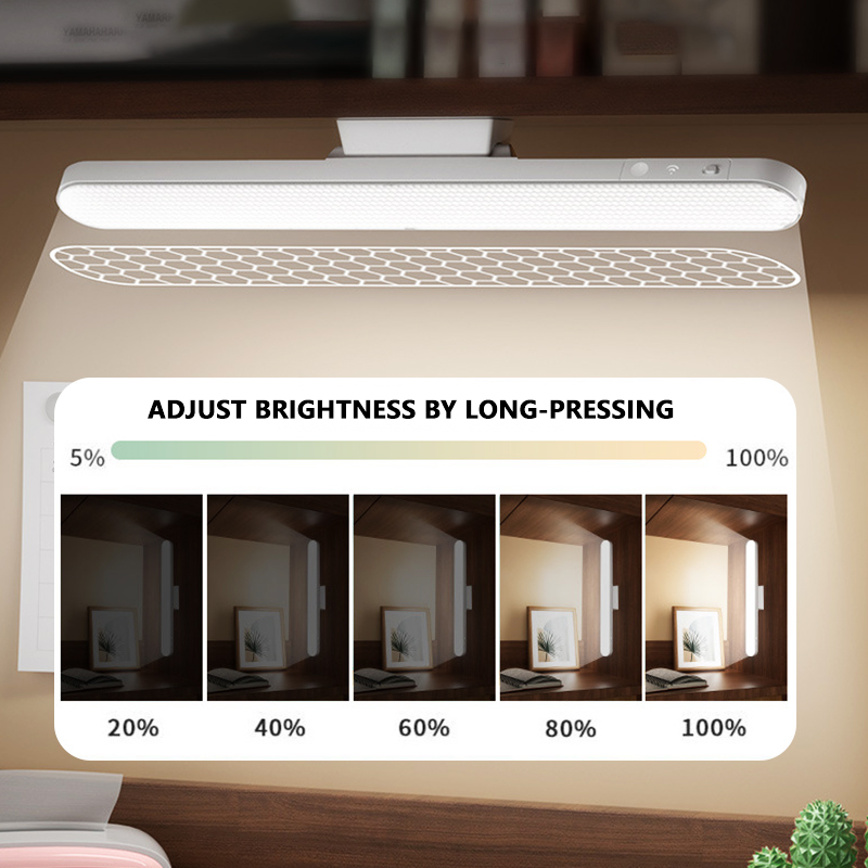 LED Rechargeable Light Magnetic Desk Lamp for Study Table Light With ...
